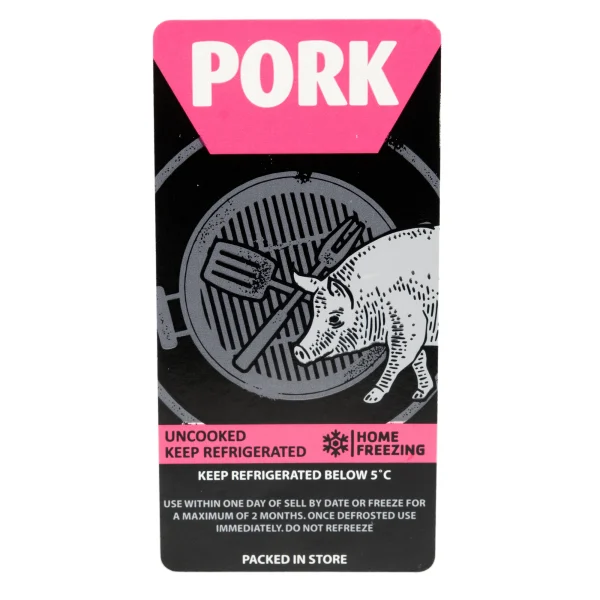 Labels Generic PORK (500) – Fampak