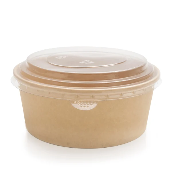Salad Bowl KRAFT (20oz-500ml) SMALL (300) – BOWL Only – Fampak